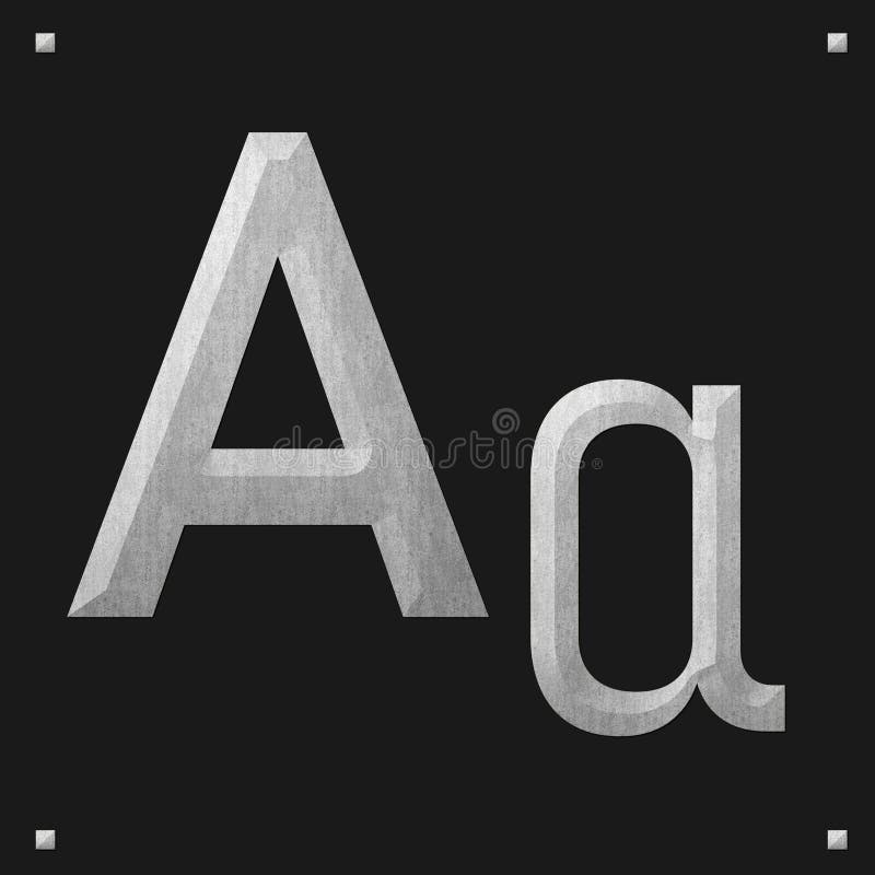 3d Alphabet of Stone (part 2) Stock Vector - Illustration of white ...