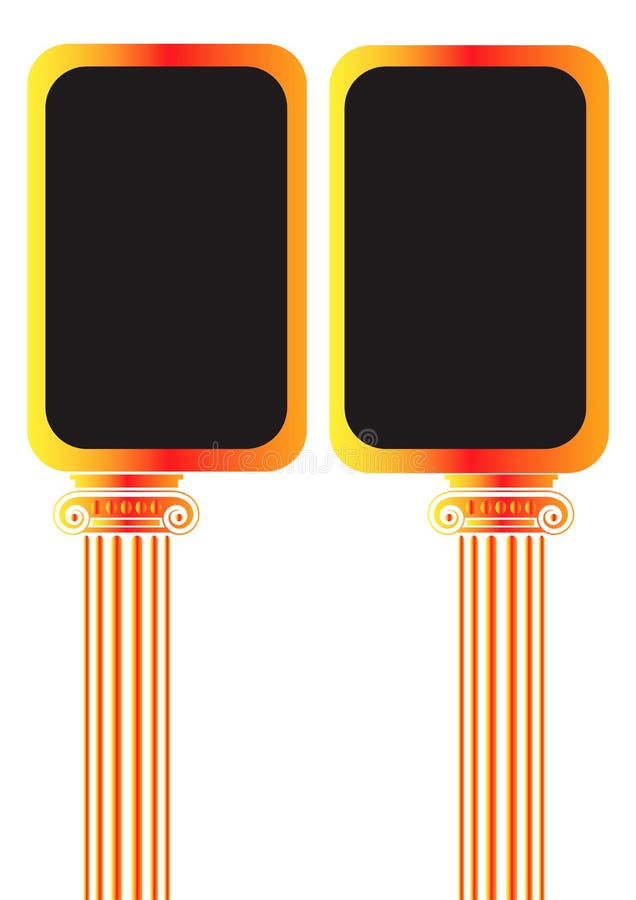 Greek Antique Pillar Frames Picture. Image: 6495707