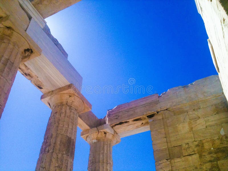 Greek architecture stock image. Image of historical, greek - 46825491