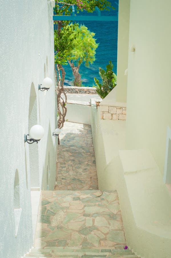 Greek Architecture - White Buildings, Sea and Blue Windows ...