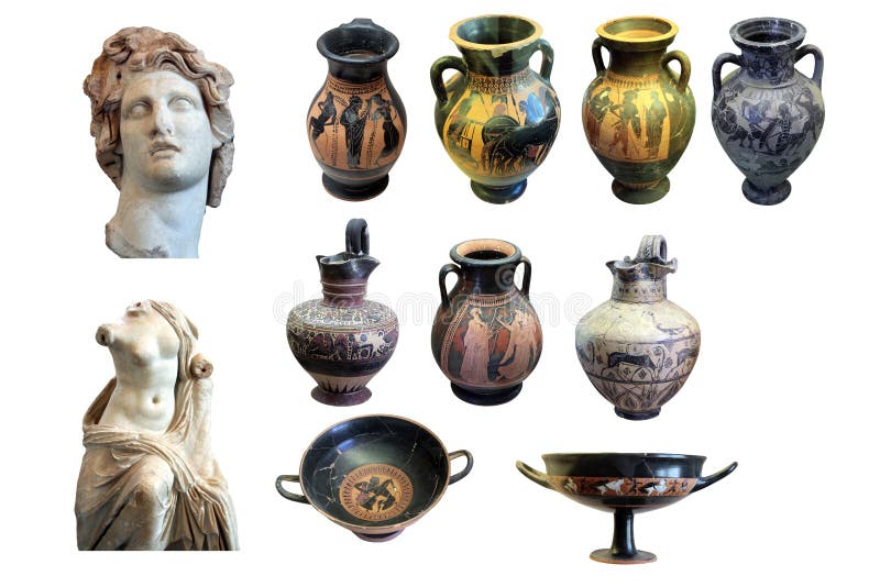 Greek art collection stock photo. Image of sitting, handmade - 33920468