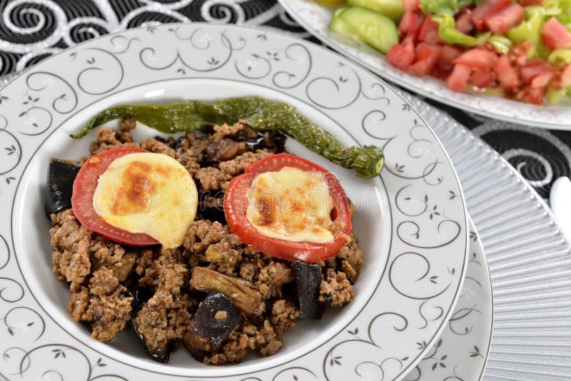 Greek Balkan Lamb Moussaka stock photo. Image of balkan - 32908678