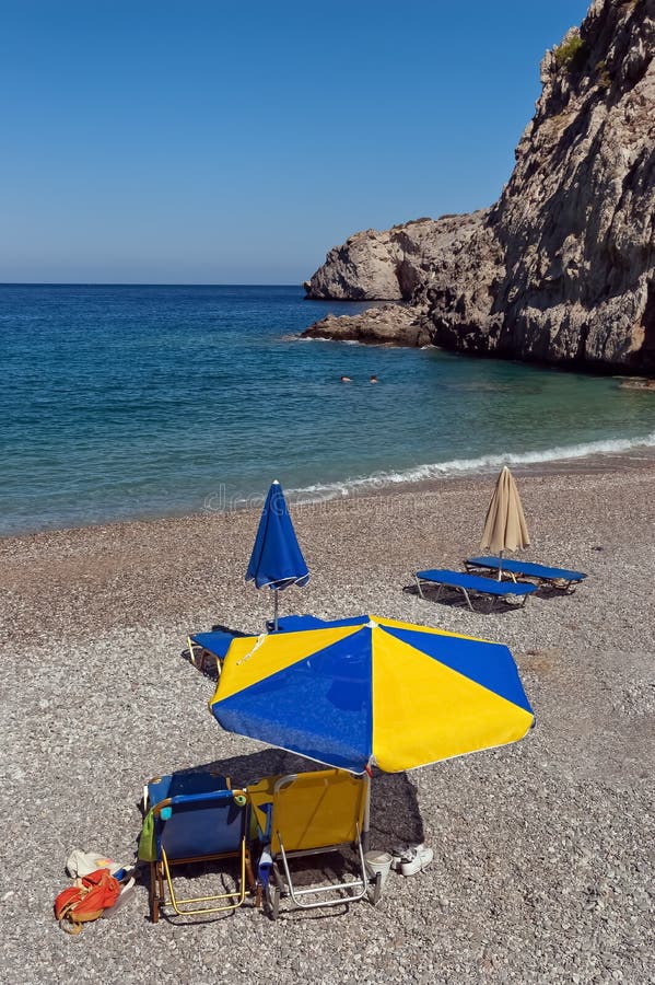 Greek beach stock photo. Image of greek, beautiful, emerald - 71987272