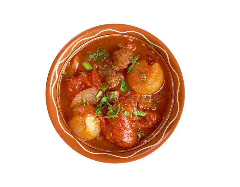 Greek beef stifado stock image. Image of vegetable, crete - 43168595