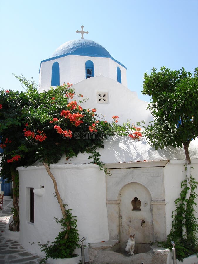 Greek church stock photo. Image of walls, quaint, religion - 5322002
