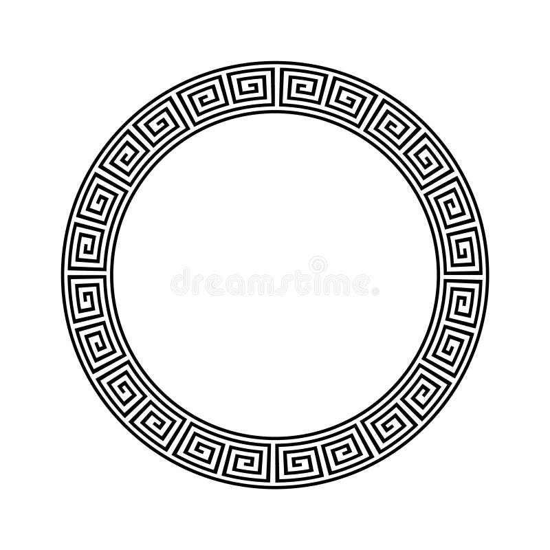 Greek Circular Border Stock Illustrations – 1,142 Greek Circular Border ...