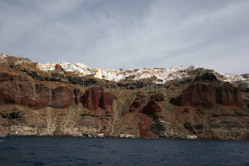 Greek cliffs stock photo. Image of island, midday, cliffs - 7113770