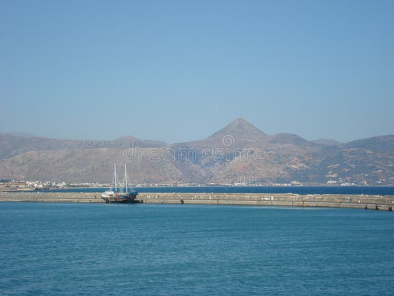 Greek coast stock photo. Image of cliffs, crete, reef - 11377300