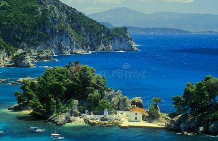 Greek coast no.1 stock photo. Image of religious, greece - 3708584