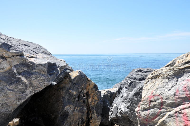 Greek coast stock photo. Image of seaside, island, coast - 54218372