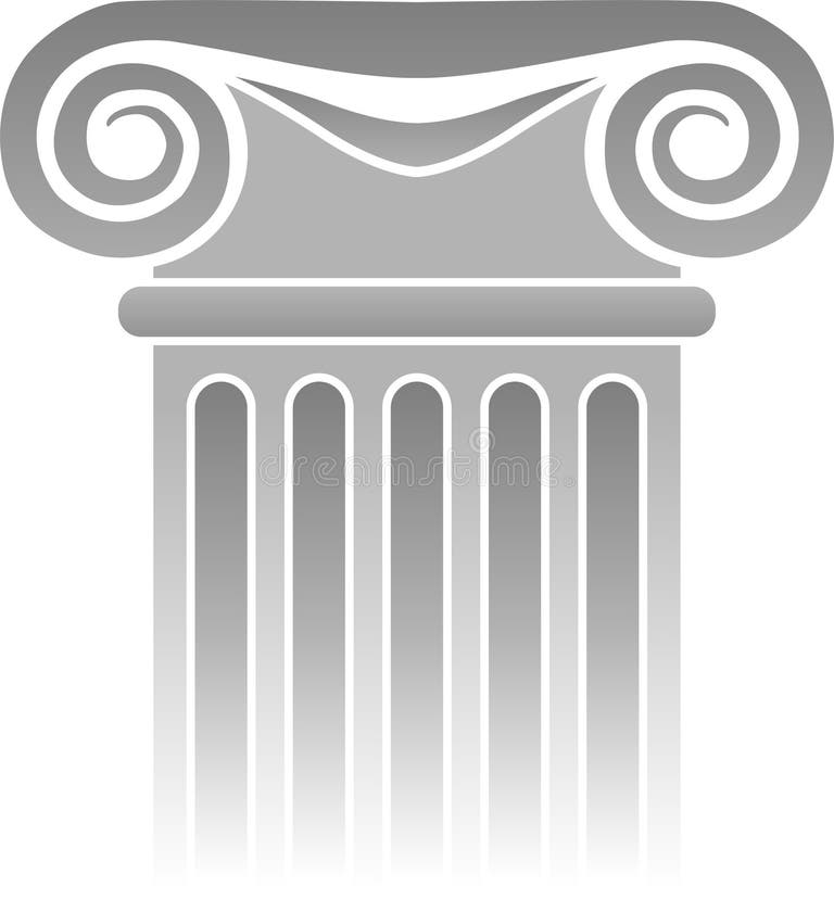 Ionic Column Drawing Stock Illustrations – 715 Ionic Column Drawing ...