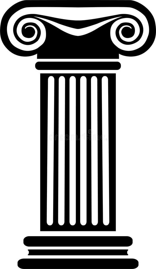 Greek Columns Architecture/eps Stock Vector - Illustration of historic ...