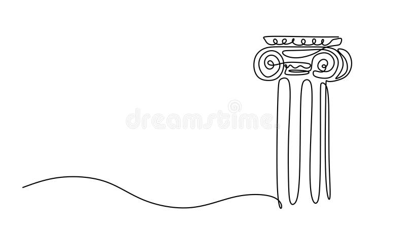 Continuous Drawing Greek Line Stock Illustrations – 356 Continuous ...