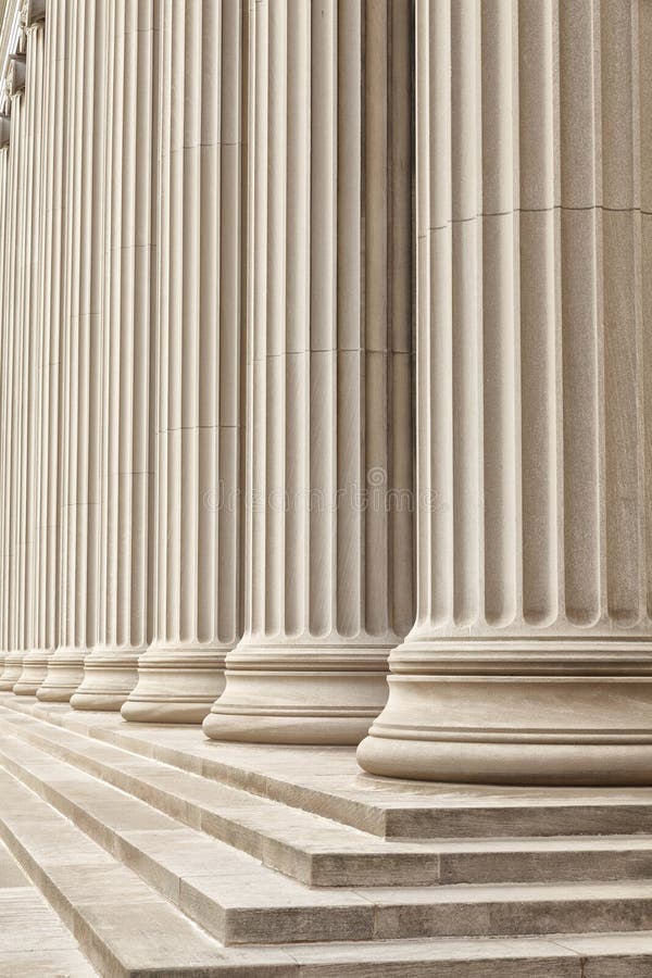 Greek Columns stock photo. Image of engineering, brace - 28959470