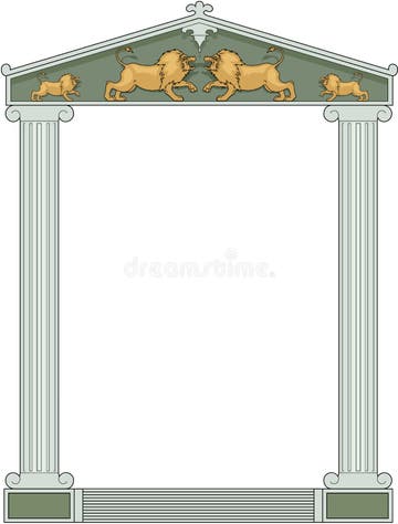 Columns Border Stock Illustrations – 1,066 Columns Border Stock ...