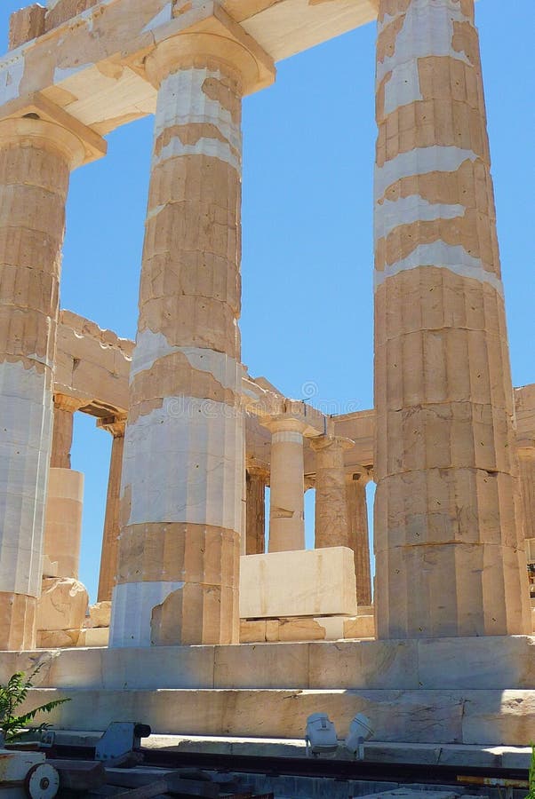 Greek Columns stock photo. Image of greek, building, greece - 46595404