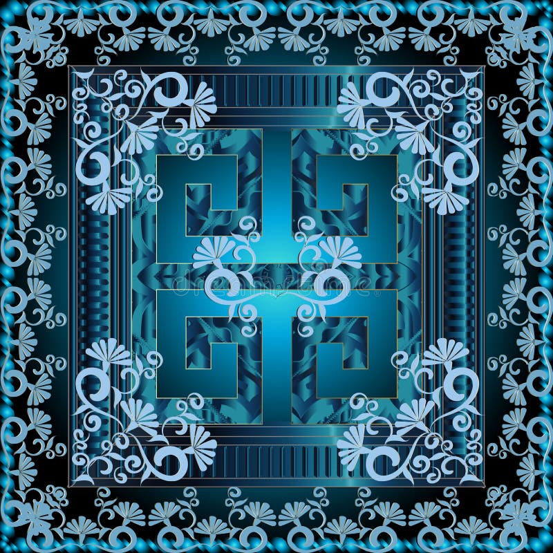 Greek Blue Pattern Stock Illustrations – 7,294 Greek Blue Pattern Stock ...