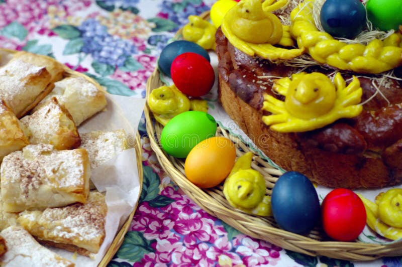 Greek Easter Food stock photo. Image of yummy, baking - 2324614