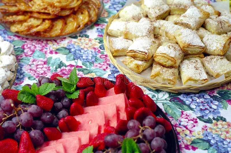 Greek Easter Food stock photo. Image of watermelon, religion - 2324662