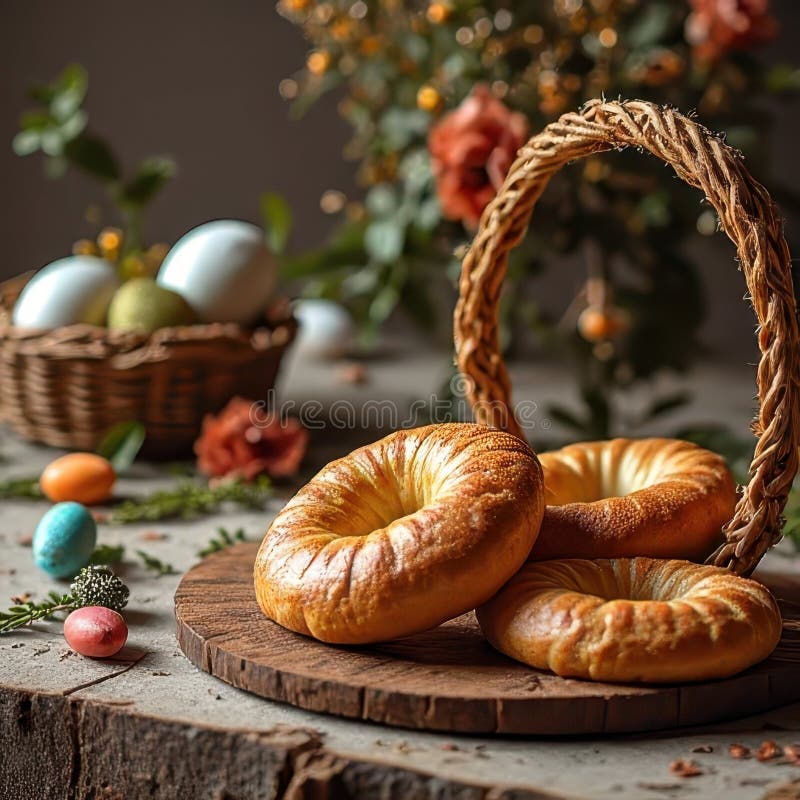 Greek Easter Celebration Scene Stock Illustration - Illustration of ...