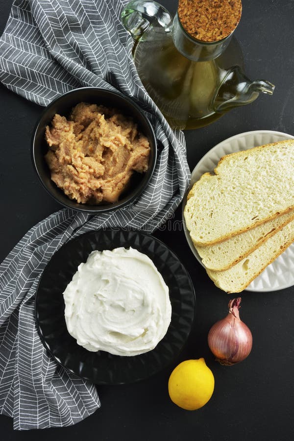 Greek Fish Roe Dip, Raw Taramas and Other Ingredients of Taramosalata ...