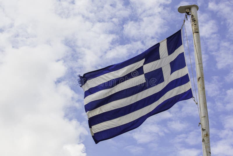 Greek flag stock photo. Image of country, greece, greek - 132789754