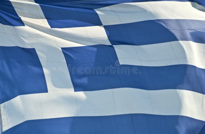 Greek flag stock image. Image of weathered, patriotism - 149829567