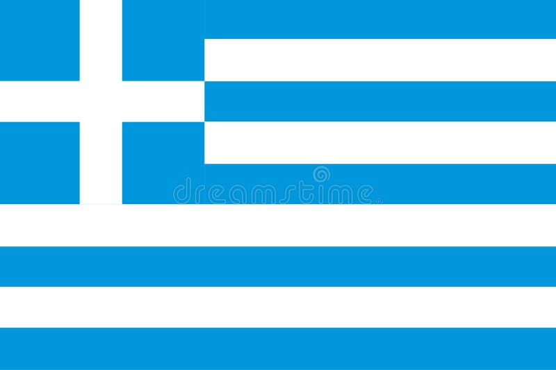 Greek Flag stock vector. Illustration of countries, patriotic - 31324