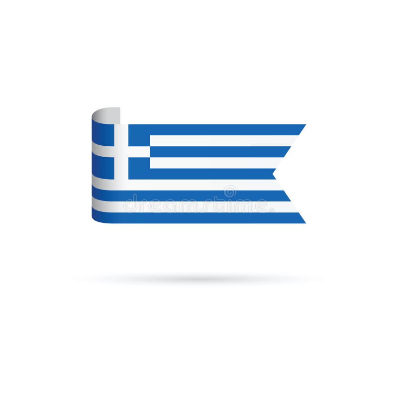 Greek flag stock vector. Illustration of hellenic, national - 89999804
