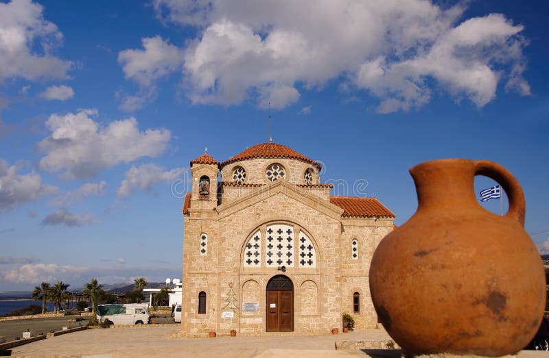 Church of St. George in Paphos , Cyprus Stock Image - Image of ...