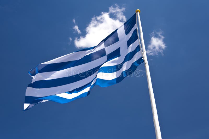 Greek Flag stock photo. Image of colors, alliance, symbolic - 34030960