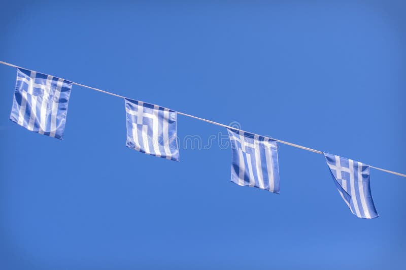 Greek flags stock photo. Image of clear, nation, flag - 56256312