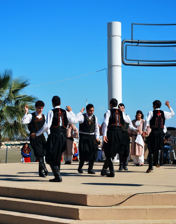 Greek folklore dance editorial stock photo. Image of attractions - 28444988