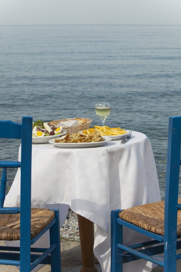 Greek food stock photo. Image of eating, aegis, beach - 60895866