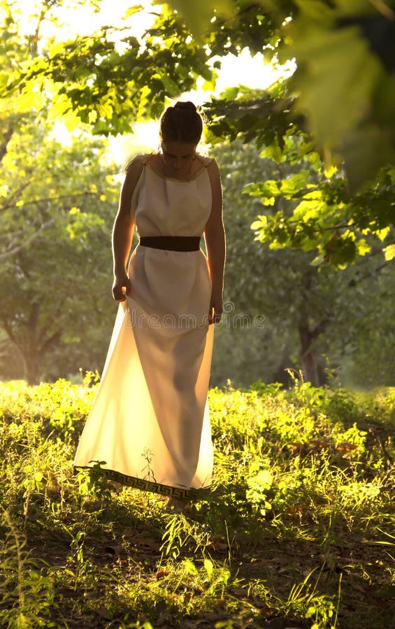 Greece woman stock image. Image of looking, luxury, greek - 95543565