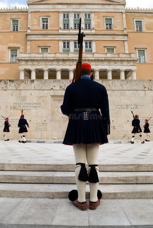 Greek Guards stock image. Image of soldier, athens, europe - 9153301