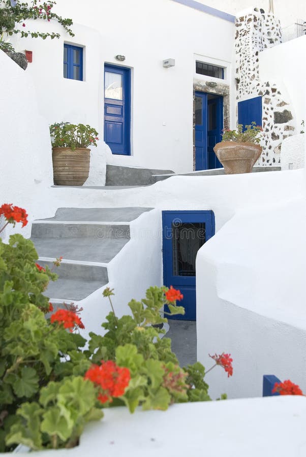 Greek house stock photo. Image of places, cycladic, greek - 3212812