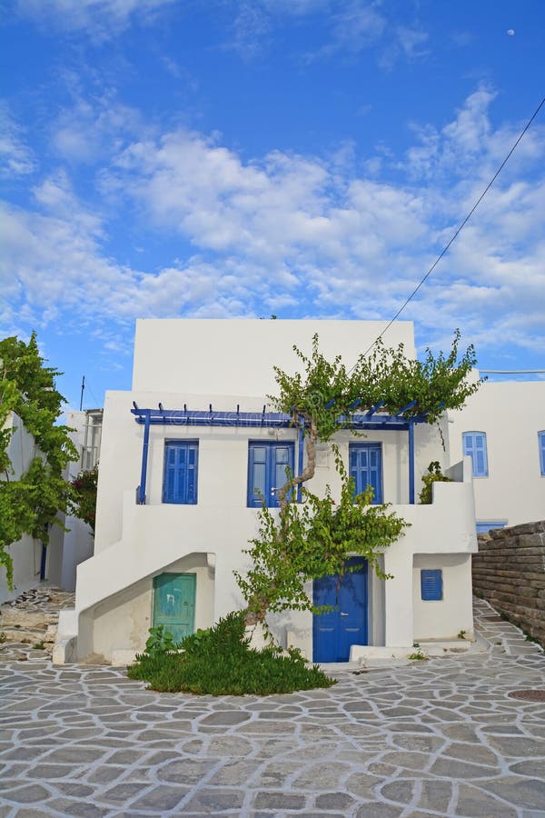 Greek House stock photo. Image of thera, typical, pavement - 156657284