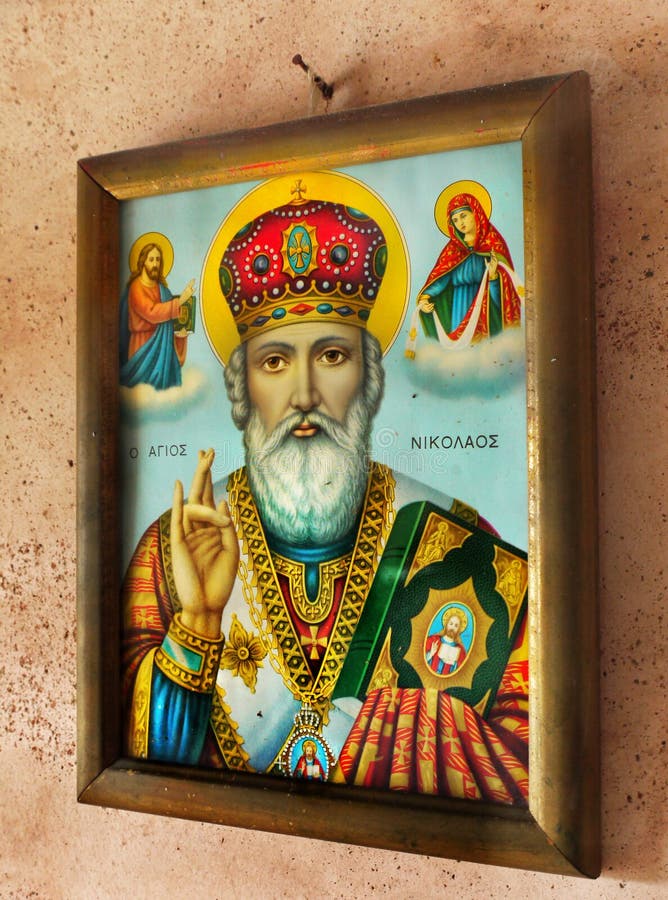 Greek Icon editorial stock image. Image of biblical, help - 67418909