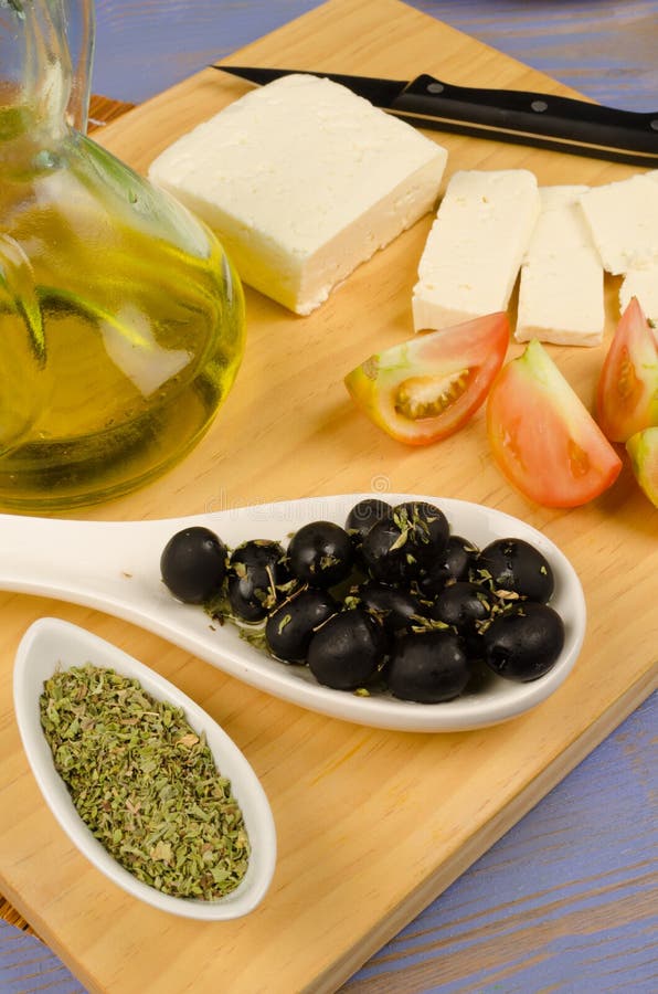 Greek ingredients stock photo. Image of herbs, ingredients - 33467336