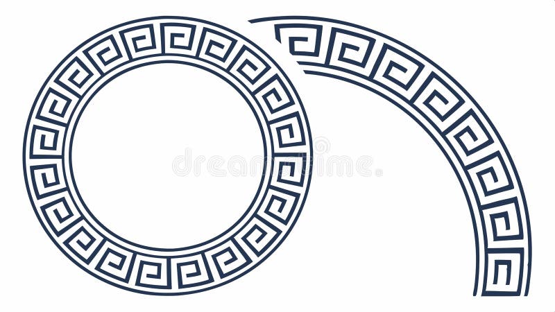 Greek Key Border Vector, Classic and Decorative Design Element Vector ...