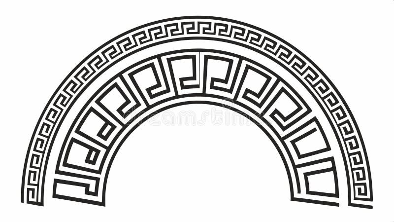 Greek Key Pattern Arch, for Classic Borders and Architectural Details ...