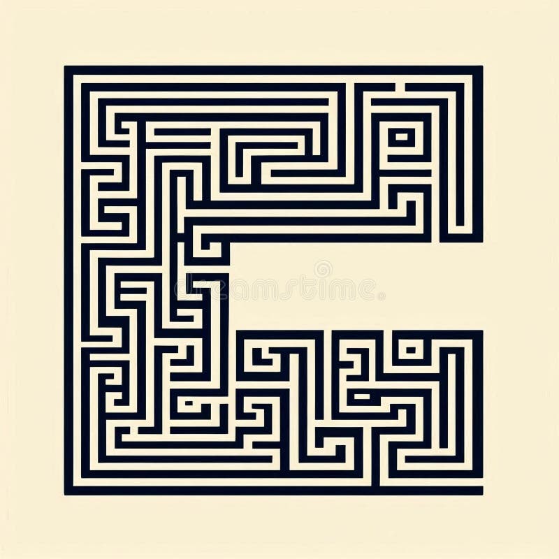 Greek Key Pattern a Continuous Line Forming Right Angled Corner Stock ...