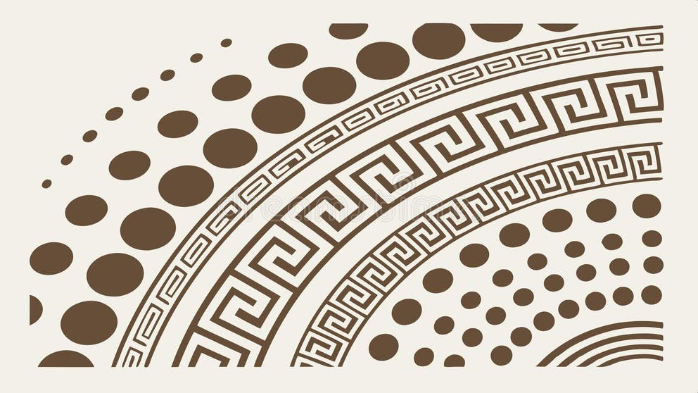 Greek Key Pattern Corner, Classic Decorative Design for Borders and ...