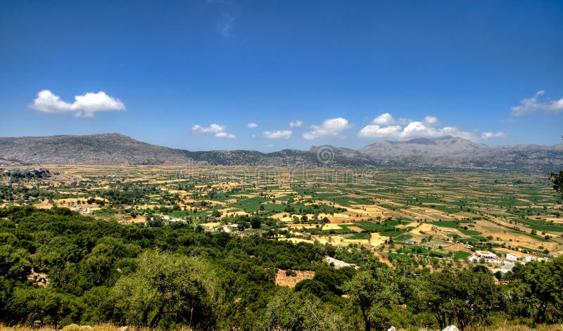 Greek landscape stock image. Image of scenery, green, growing - 7203255