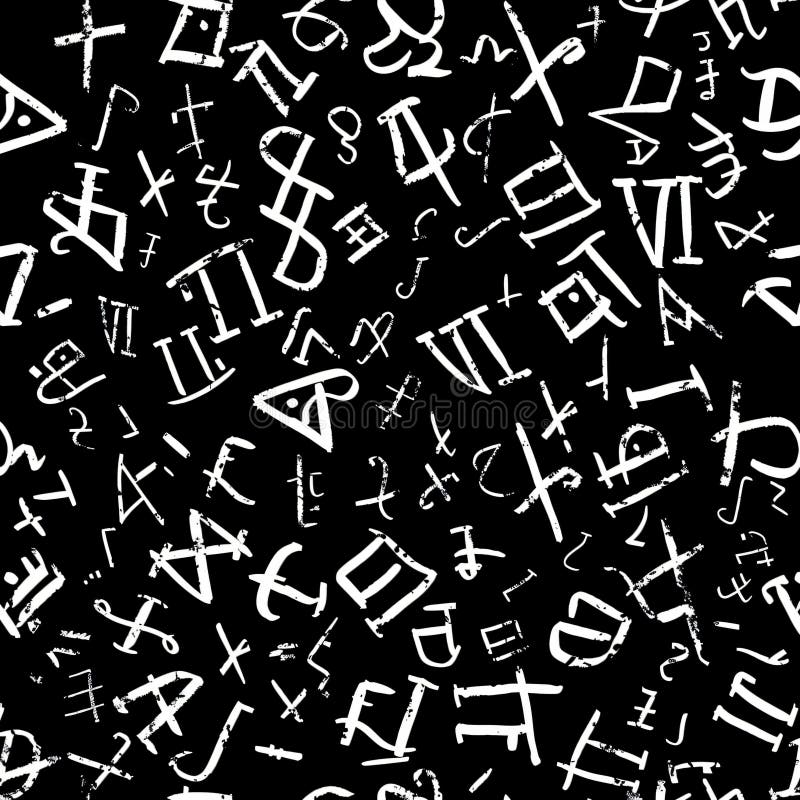 Greek Letters Mathematical Symbols Create Visually Striking Pattern ...