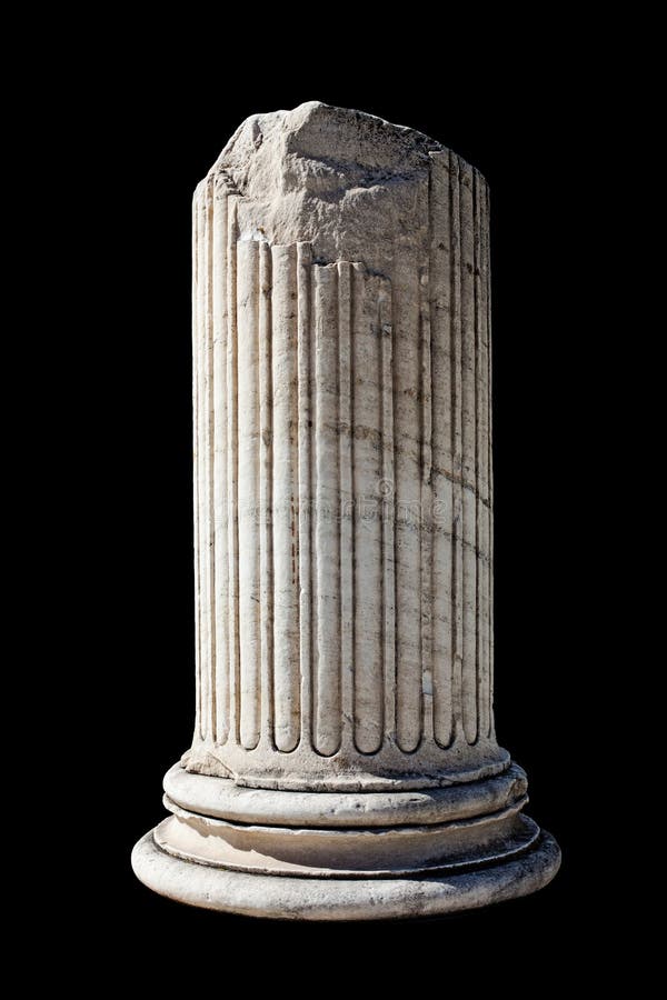 Greek marble column detail stock photo. Image of greece - 181225836
