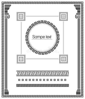 Meander Borders Stock Illustrations – 1,717 Meander Borders Stock ...