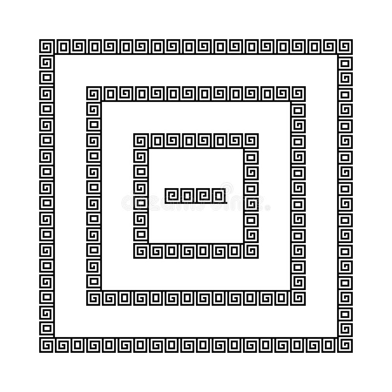 Frame Ancient Greek Meander Pattern Stock Illustrations – 3,245 Frame ...
