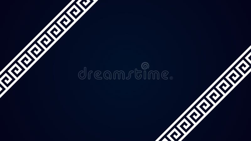 Greek Meander Pattern Background Illustration Abstract Background Stock ...